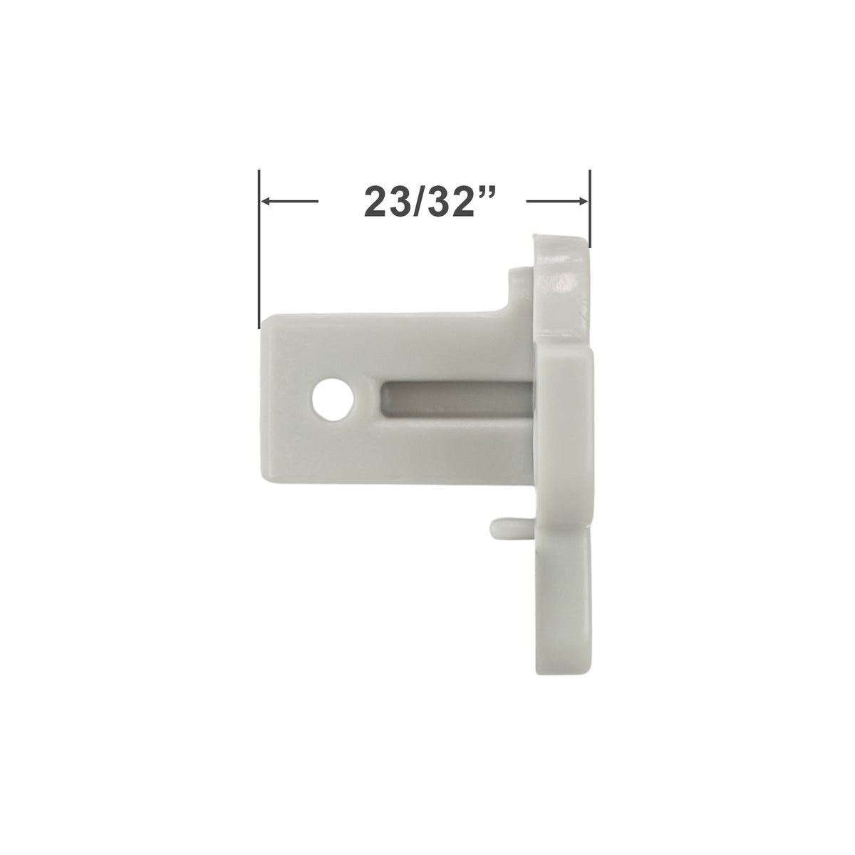 Graber and Bali Slide End Cap with Two Tabs for Panel Track Blinds ...