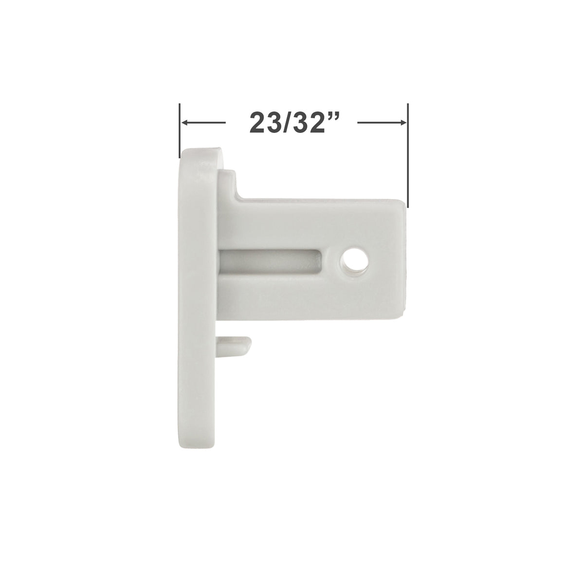 Graber and Bali Slide End Cap with a Left Tab for Panel Track Blinds ...