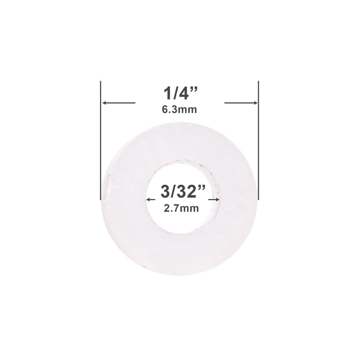 Small Plastic Washers for Securing the Ends of Cords - Pack of 10 – Fix ...