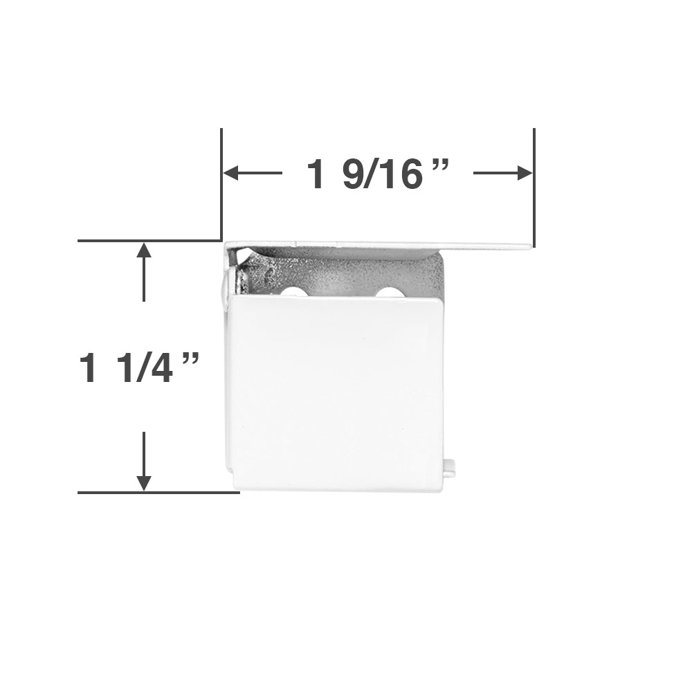 Box Mounting Brackets for 1" Mini Blinds With 1" x 1" Headrail – Fix My ...