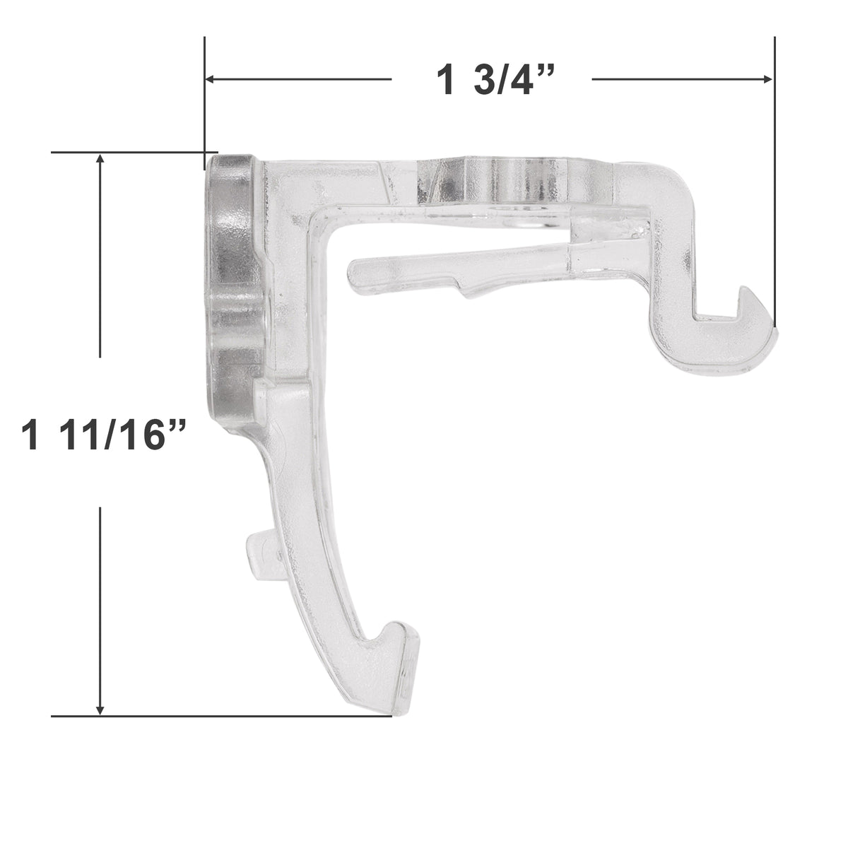 Lumino, Intercrown & Achim Plastic Mounting Bracket for 1" Cordless Mi ...