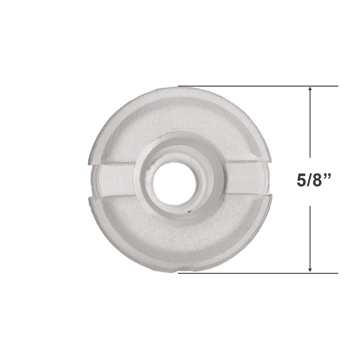 Bottom Rail Button for Horizontal Blinds with a 5/16" Hole - Slotted T ...