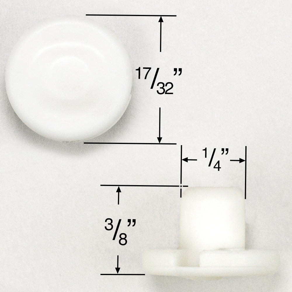 Levolor Bottom Rail Button for 1" Mini Blinds - No Hole – Fix My Blinds