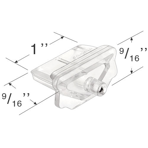 Bottom Rail End Cap with Integrated Pin for 1" Mini Blinds – Fix My Blinds