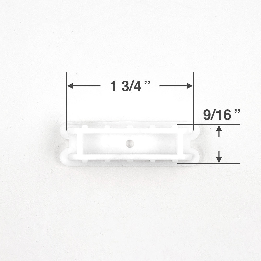 Bottom Rail End Cap for 2" Faux Wood Blinds - Fits Inside the Rail ...