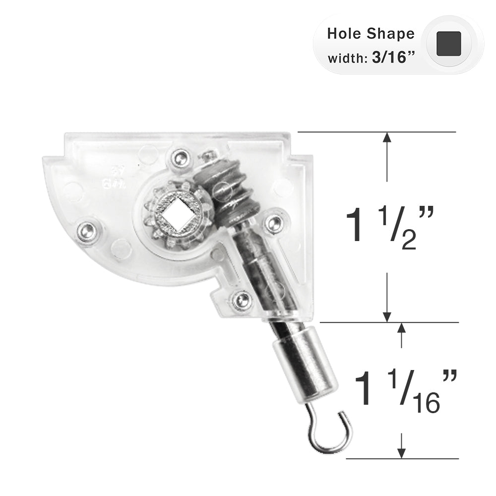 Low Profile Wand Tilt Mechanism with 3/16" Square Hole for Horizontal ...