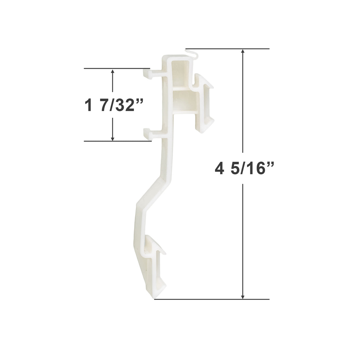 Graber and Bali Valance Extension Clip for Vertical Blinds with Double ...