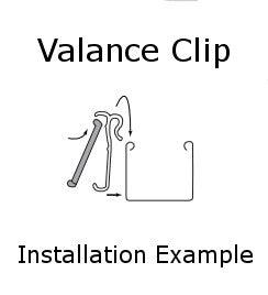 3" Valance Clip for Wood and Faux Wood Valances – Fix My Blinds