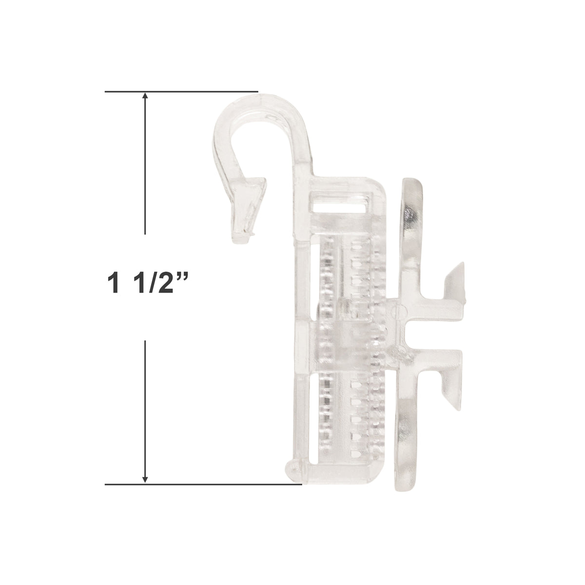 Norman Valance Clip for Wood & Faux Wood Valances with Slotted Grooves ...